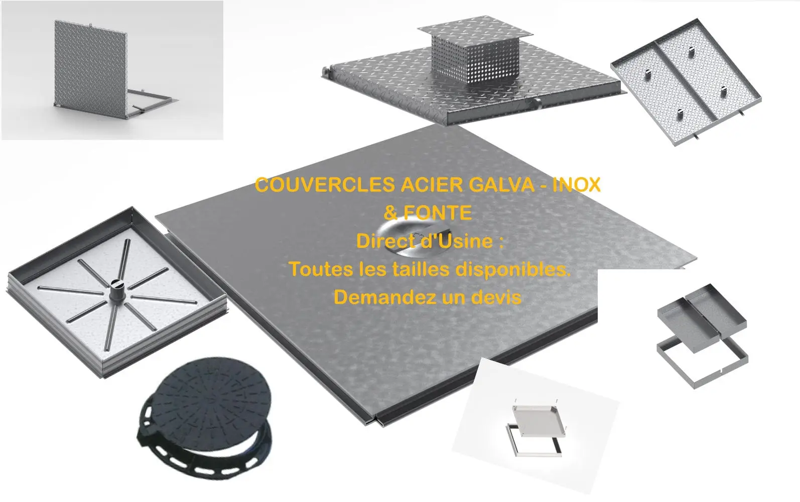 TRAPPE DE VISITE & COUVERCLE ACIER - Couvercle Acier - Trappes de ...